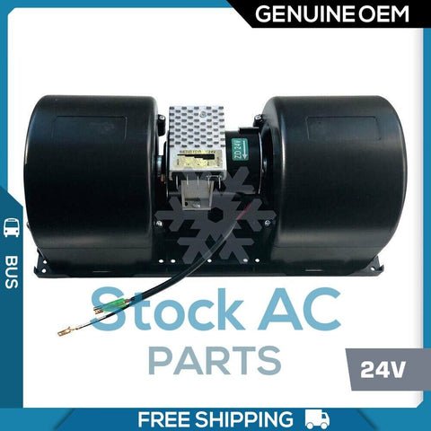 NEW GENUINE SPAL A/C BLOWER MOTOR W/ RESISTOR FOR BUS 24V - OE# 006-B4