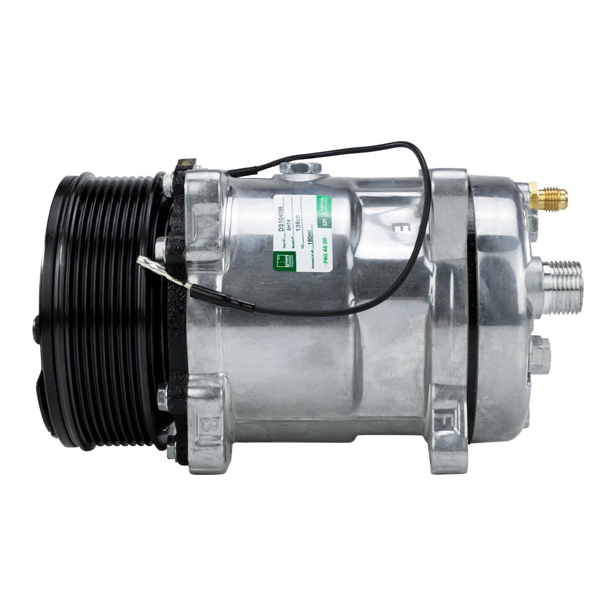 Universal A/C Compressor Model SD508/5h14 Sanden Style 8 Grooves 12v ...